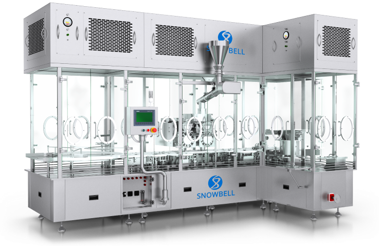 Snowbell Machines specializes in filling and closing machines.